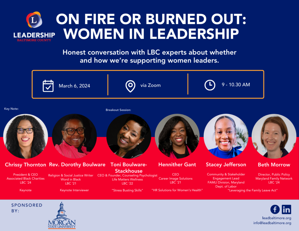 Annual Women’s Leadership Event – Virtual – Lead Baltimore