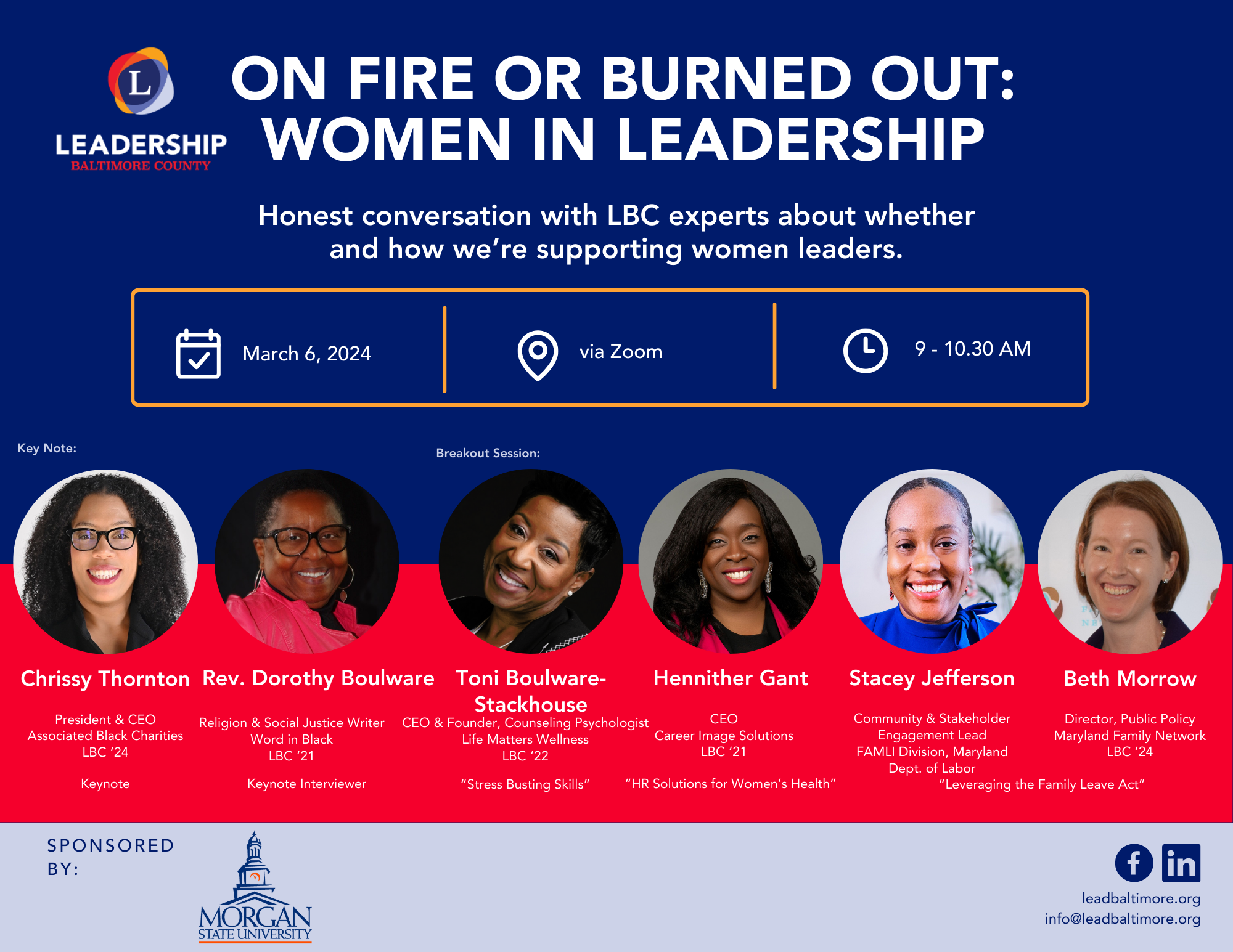 Annual Women’s Leadership Event – Virtual – Lead Baltimore